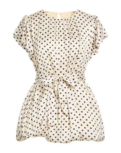 KAOS Polka-dot Mini Dress - White