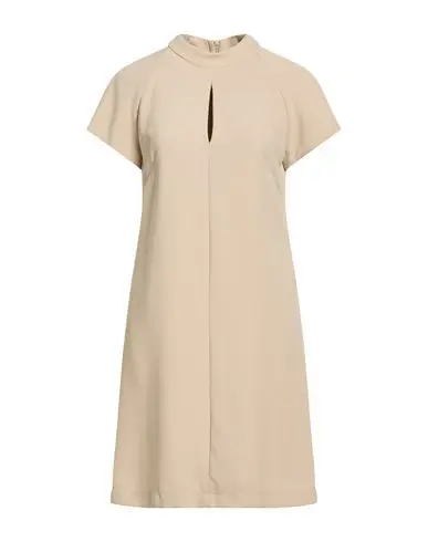 KAOS Flared Mini Dress - Beige