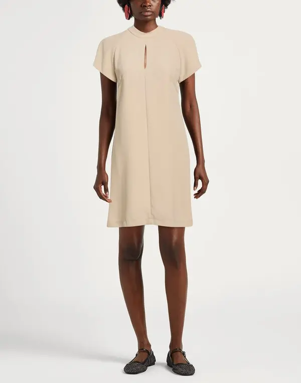 KAOS Mini Dress With Crewneck And Short Sleeves