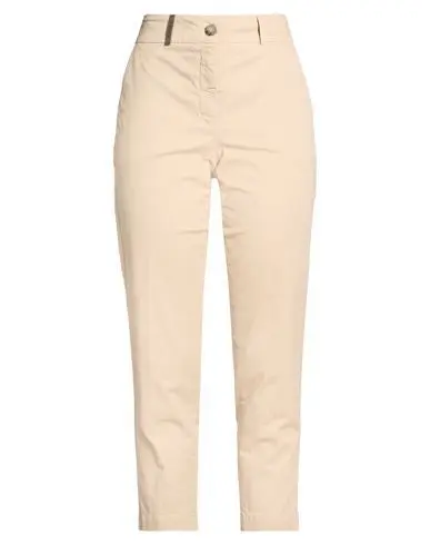 Peserico Tapered Woven Pants - Beige