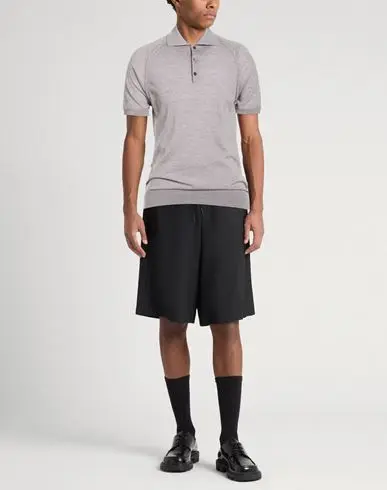 Dsquared2 Virgin Wool Mélange Polo Sweater - Grey