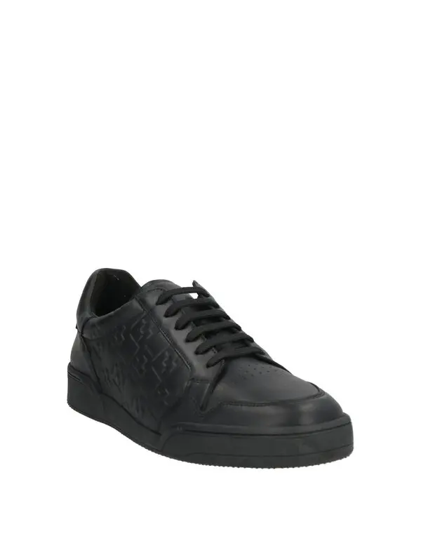 Sandro Low-top Leather Sneakers - Black