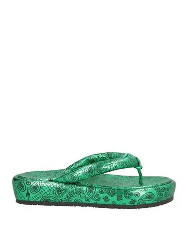 ARIZONA LOVE Emerald Leather Thong Sandal - Green