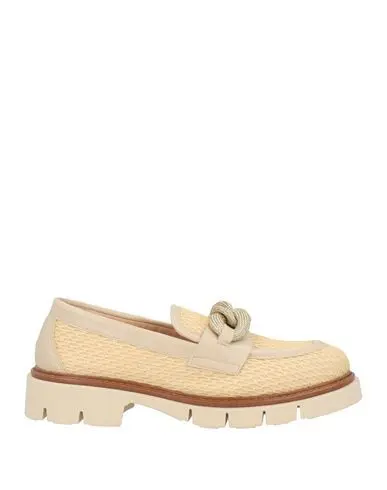 NILA & NILA Embellished Loafers - Beige