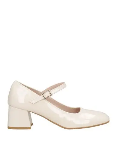 NILA & NILA Synthetic Mary Jane Pumps - Off White