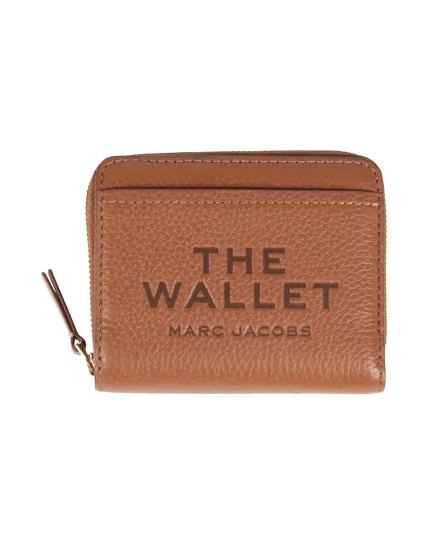 Marc Jacobs Wallet Cow Leather, Polyurethane, Cotton - Brown