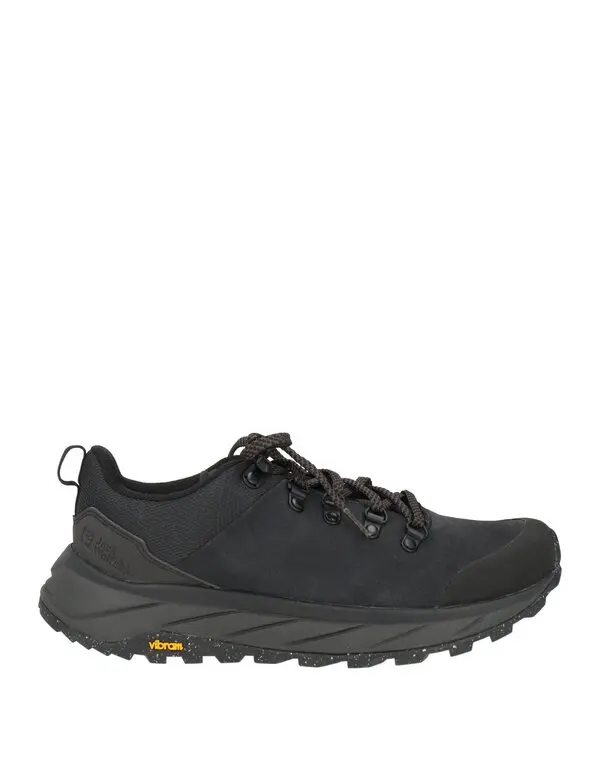JACK WOLFSKIN Mauve Leather And Textile Fiber Hiking Boots - Black