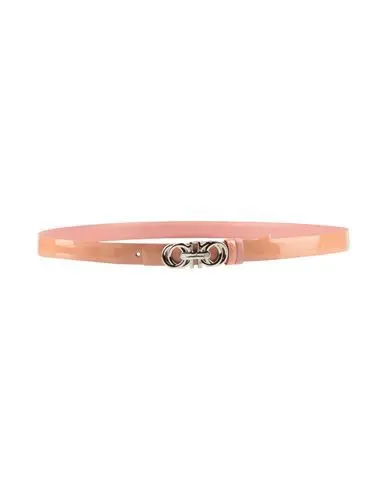FERRAGAMO Belt Antique Rose Leather - Pink