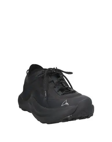 ROA Textile Fiber And Rubber Sneakers - Black