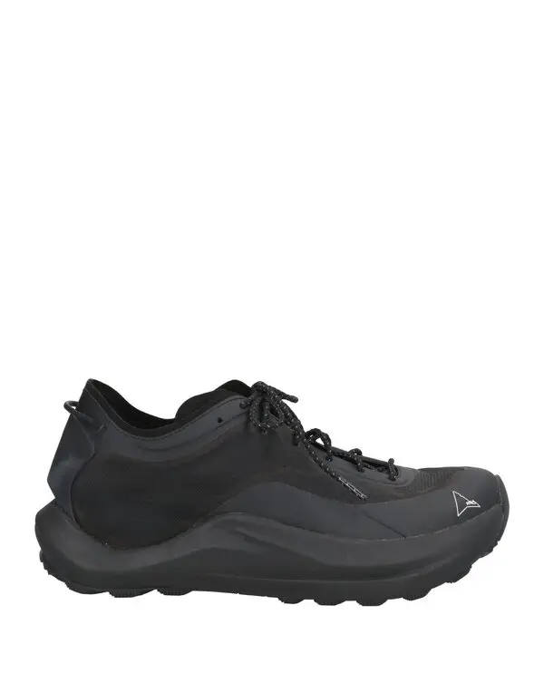 ROA Textile Fiber And Rubber Sneakers - Black