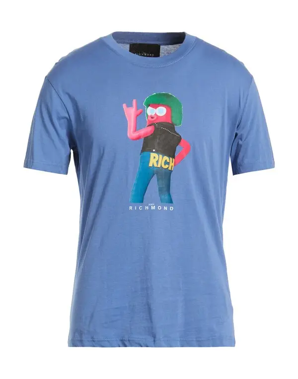 John Richmond T-shirt Size Cotton - Blue