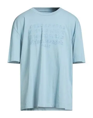 MAISON MARGIELA T-shirt Size Cotton - Sky Blue