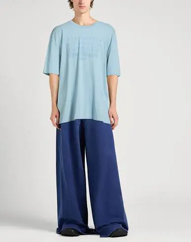 MAISON MARGIELA T-shirt Size Cotton - Sky Blue