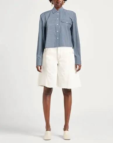 Rag & Bone Striped Poplin Shirt - Blue