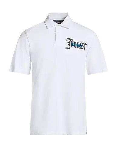 Just Cavalli Polo Shirt Size Cotton - White