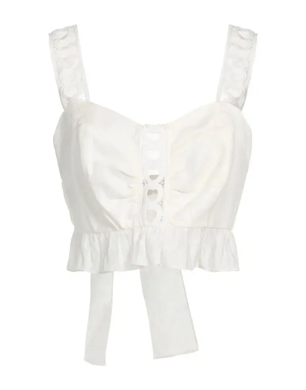 Sandro Top Linen Polyester