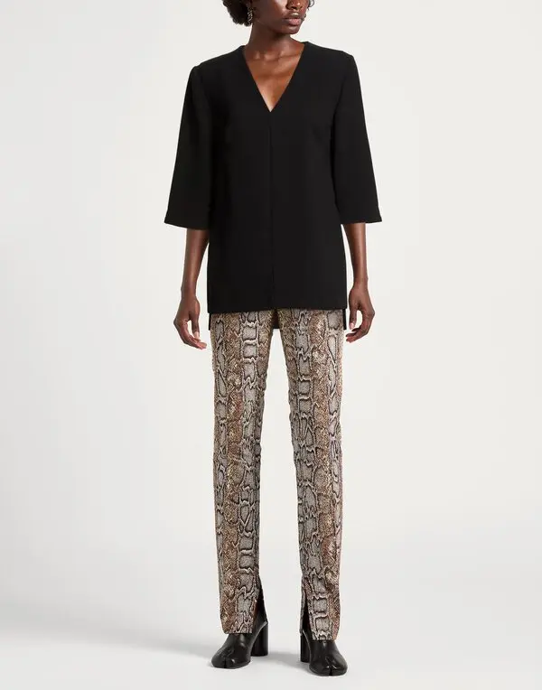 KAOS Crepe Top With 3/4 Sleeves