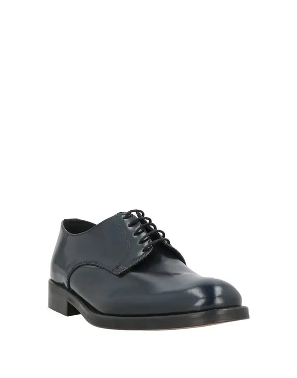 BRUNO VERRI Lace-up Glossed-leather Derby Shoes