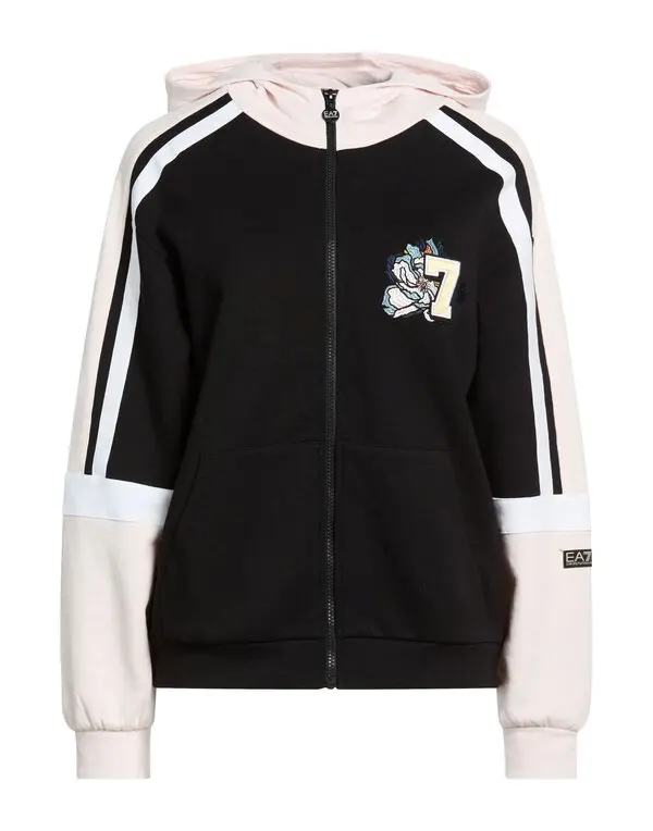 EA7 Cotton-blend Terry Sweatshirt