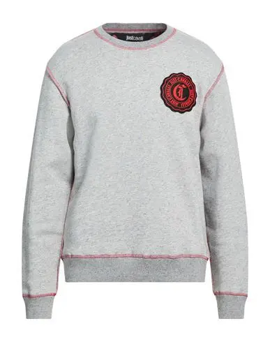 Just Cavalli Solid Cotton Sweatshirt - Grey