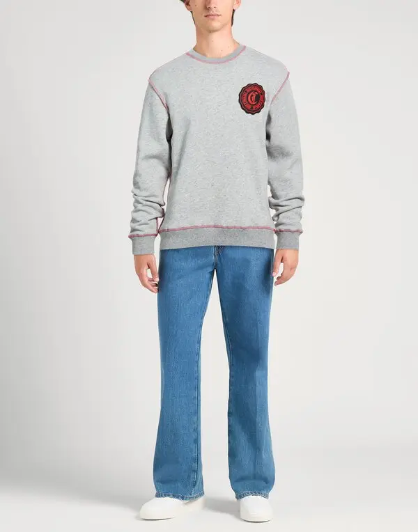 Just Cavalli Solid Cotton Sweatshirt