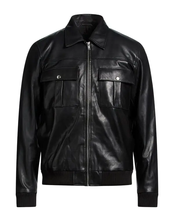 Bolongaro Trevor Leather Bomber Jacket