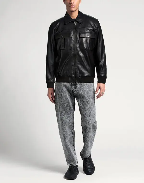 Bolongaro Trevor Leather Bomber Jacket