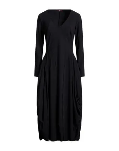 High Midi Dress Size Nylon, Elastane - Black