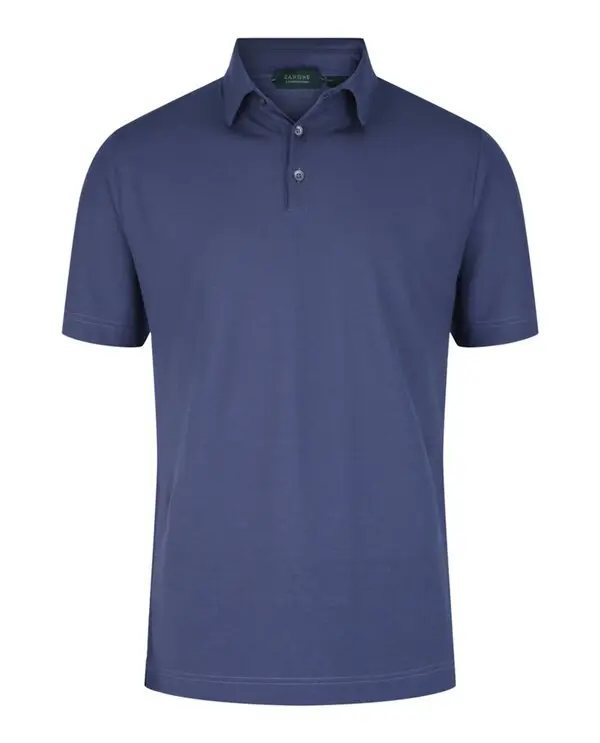 SLOWEAR Zanone Slim Fit Polo Shirt - Blue
