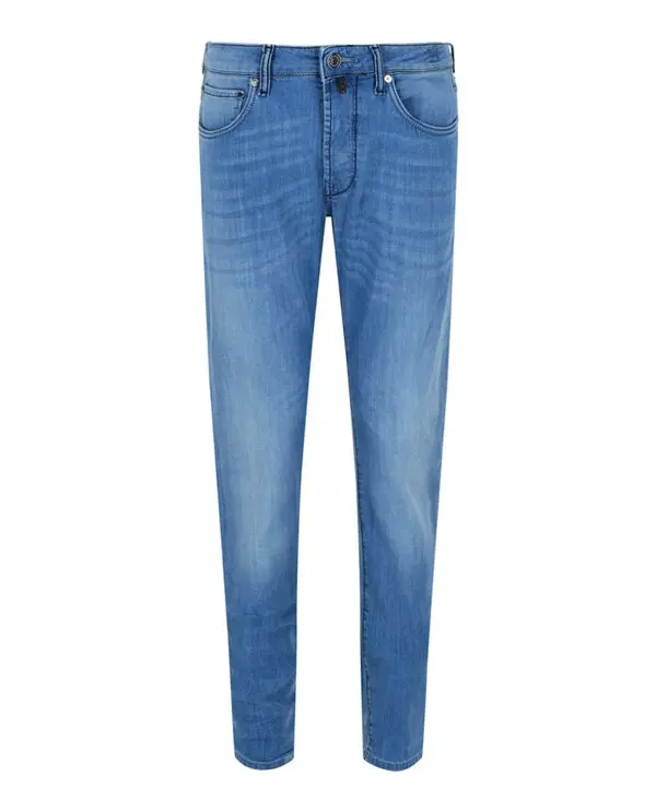 Alexander McQueen Incotex Slim-fit 5-pocket Denim Jeans - Light Blue Light Blue