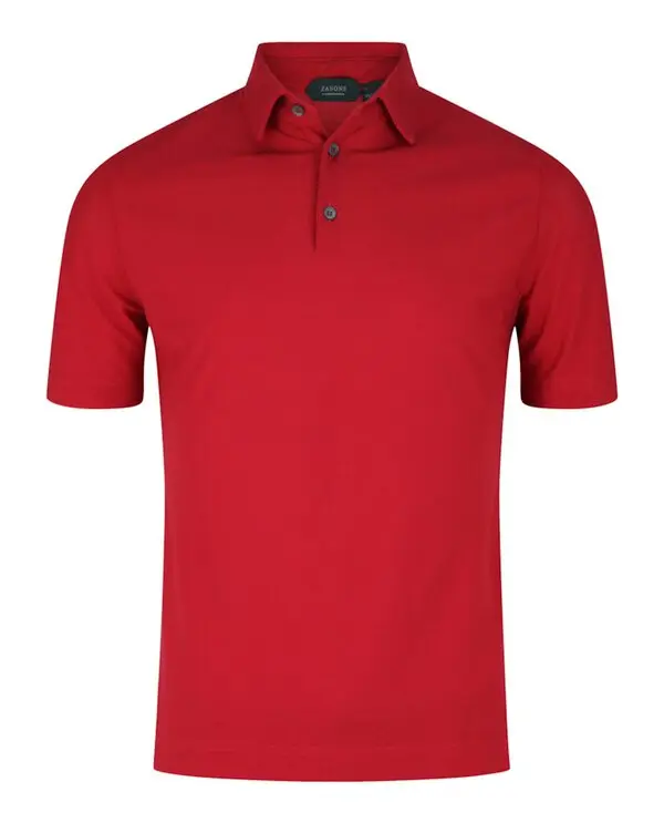 Givenchy Zanone Slimfit Polo Shirt - Red
