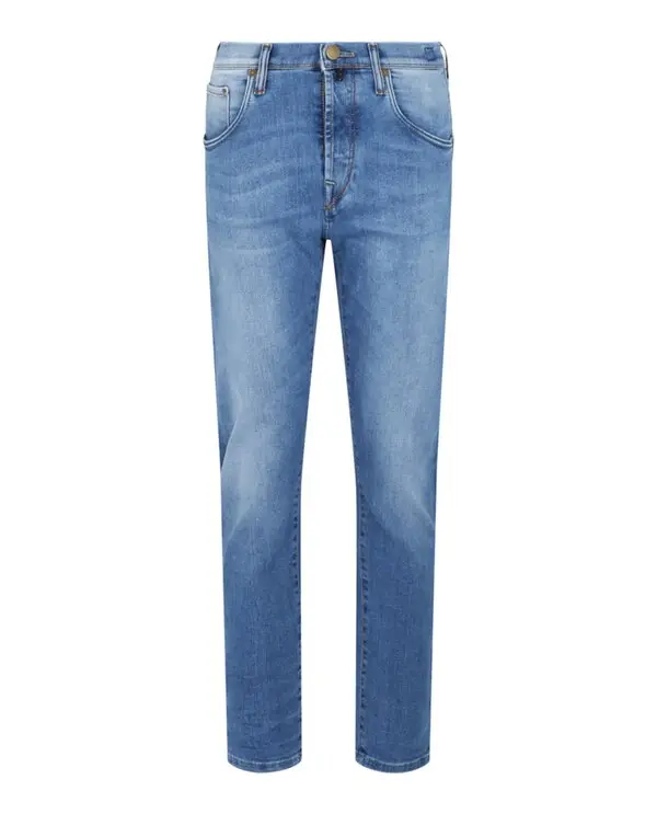 Alexander McQueen Incotex Blue Division Tapered Denim Jeans - Medium Blue