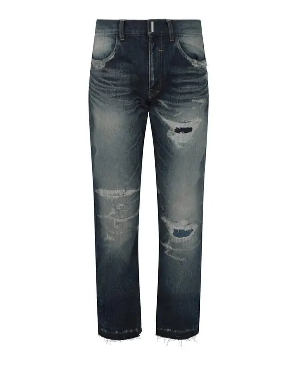 Alexander McQueen Straight Fit Jeans - Light Blue
