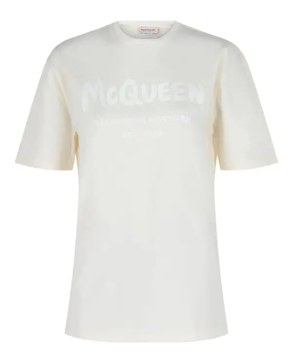 Brioni Graffiti Logo T-shirt - White