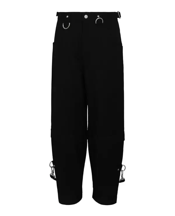 Givenchy Two-in-one Detachable Pants With Suspenders - Black
