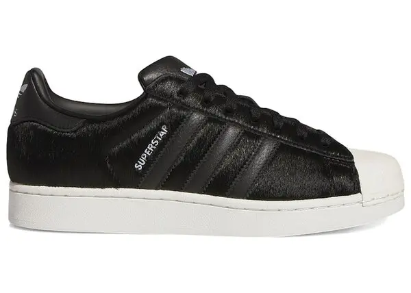 Adidas Superstar Ii Pony Hair Sneakers - Core Black/off White