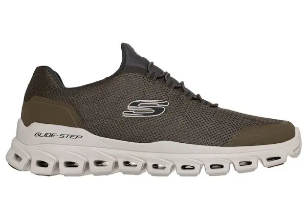 Sketchers Glide-step Noltek Sneakers - Olive