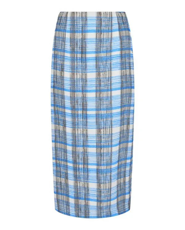 FERRAGAMO Plaid Maxi Skirt