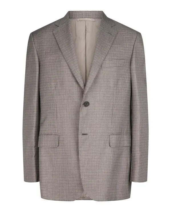 Givenchy Houndstooth Single-breasted Blazer - Taupe