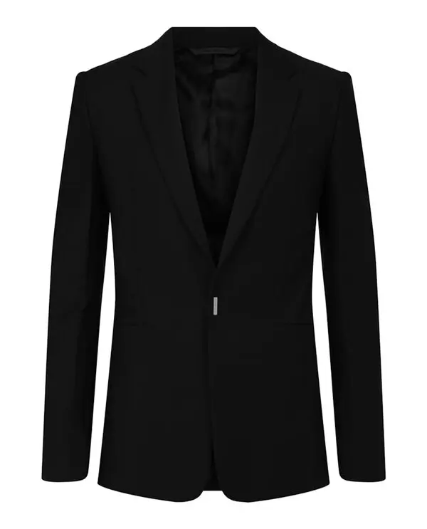 FERRAGAMO Slim-fit Hook Blazer - Black