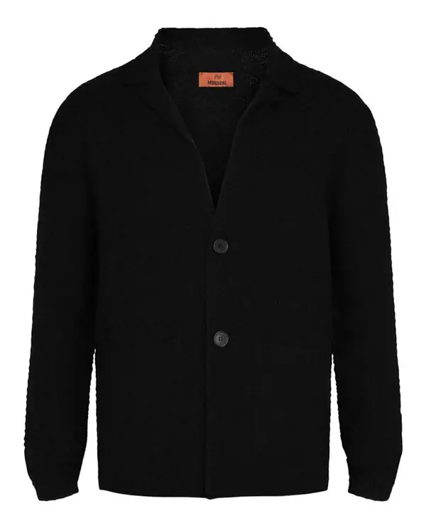 Givenchy Wool Knit Blazer - Black