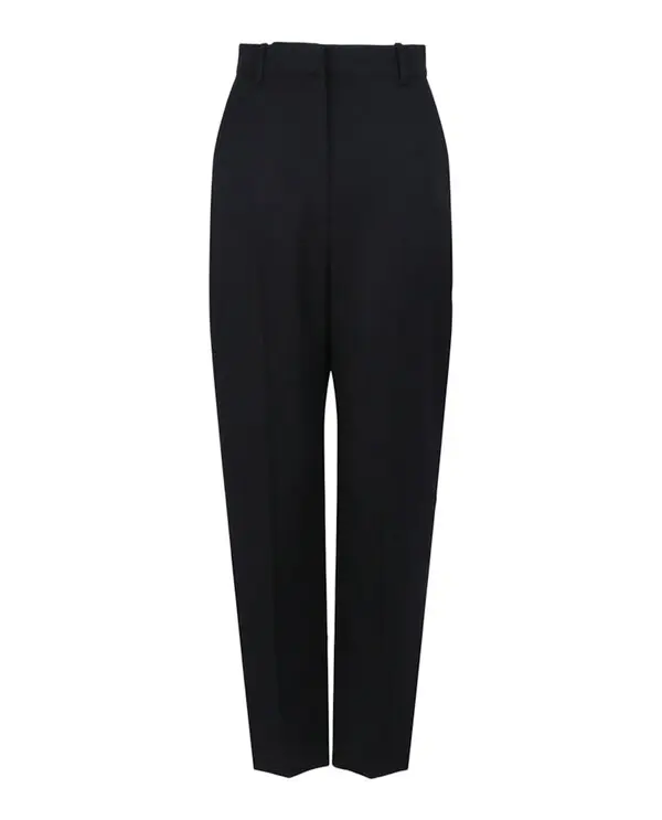 Alexander McQueen Barathea Cigarette Trousers - Black