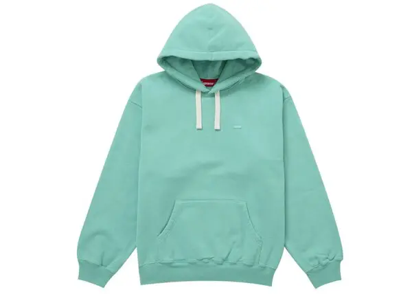 Supreme Small Box Drawcord Hooded Sweatshirt - Light Green