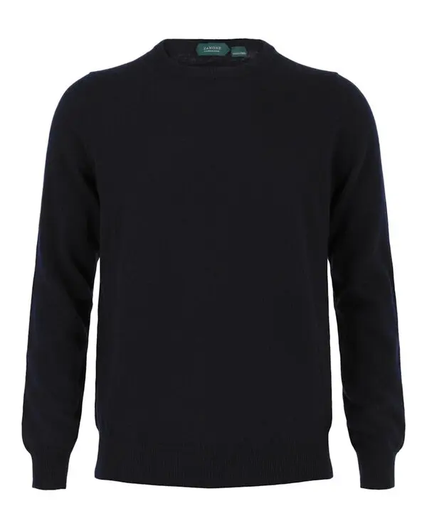 Givenchy Zanone Slim-fit Sweater - Dark Blue