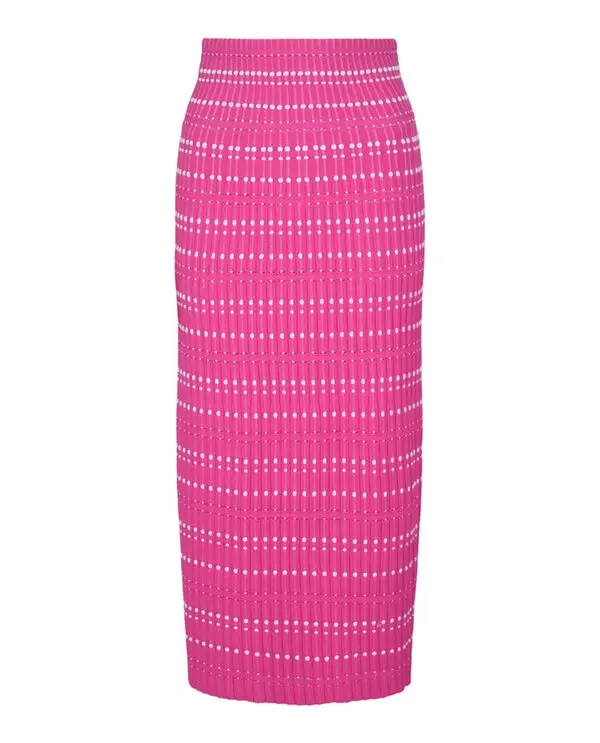 Missoni High-waisted Pencil Skirt - Pink White