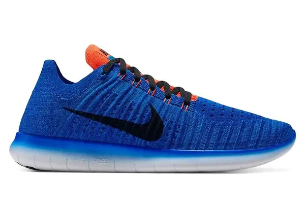 Nike Free Rn Flyknit - Racer Blue/black/total Crimson