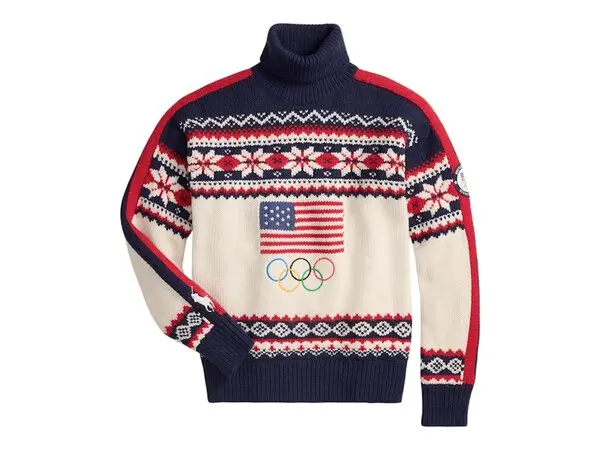 Polo Ralph Lauren Olympics Opening Ceremony Team Usa Sweater - Cream Combo