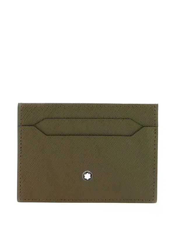 Montblanc Military Leather Card Holder - Green