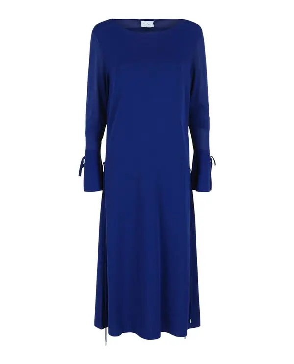 Missoni Longsleeved Midi Dress - Blue