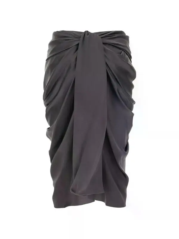 Chloé Knot Skirt - Grey